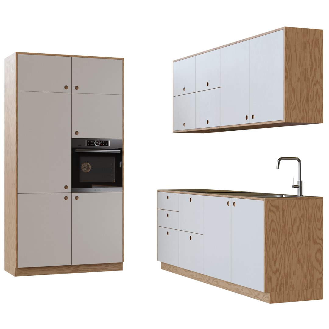 Basis III Kitchen 3D Model - TurboSquid 2344618