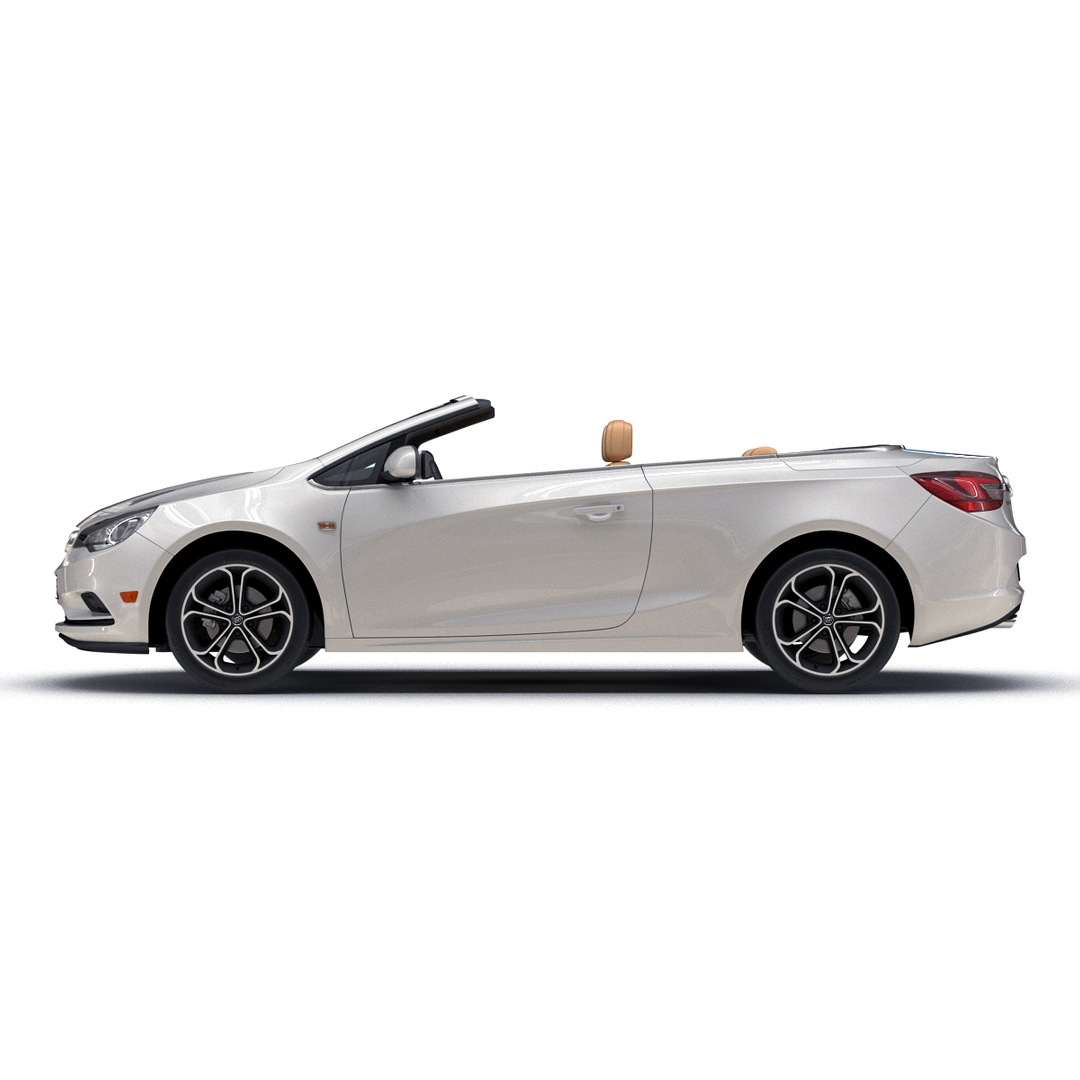 3d buick cascada 2016 rigged