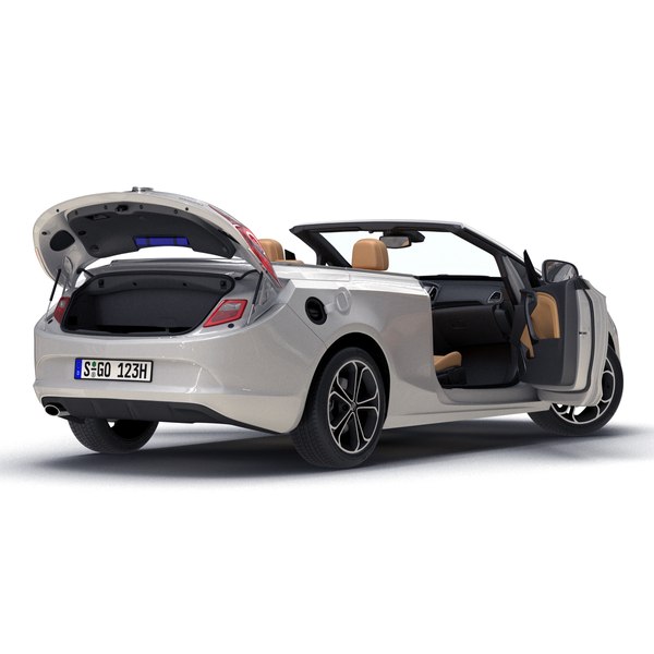 3d buick cascada 2016 rigged