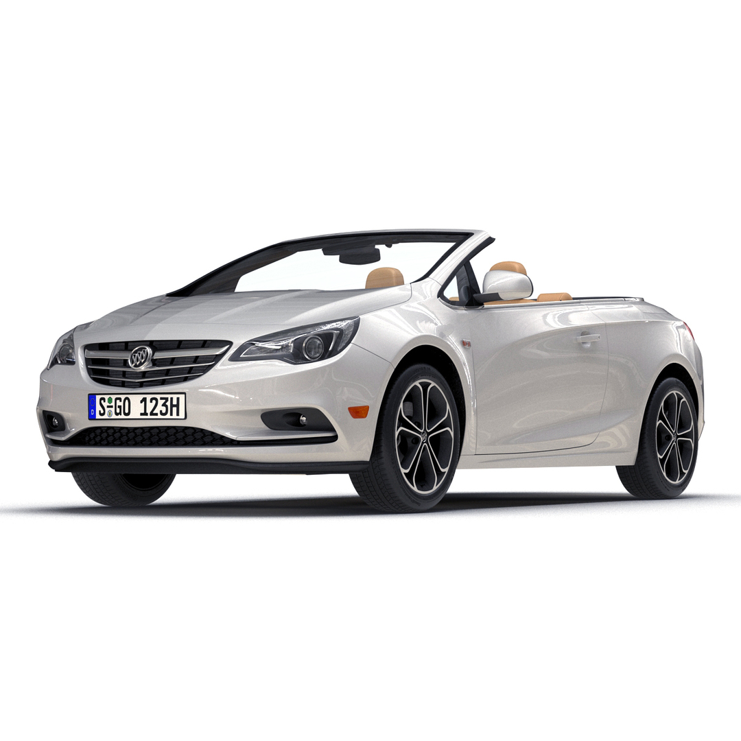 3d buick cascada 2016 rigged