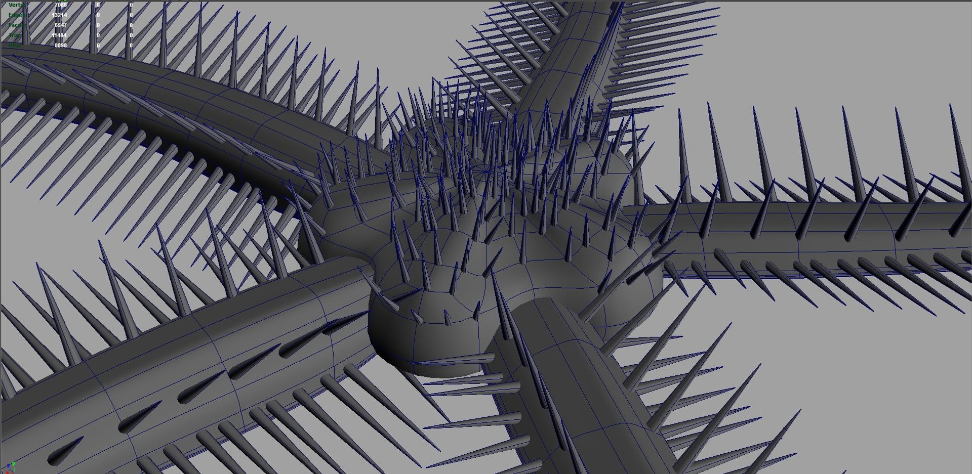 3d Model Ophiothrix Brittle Stars