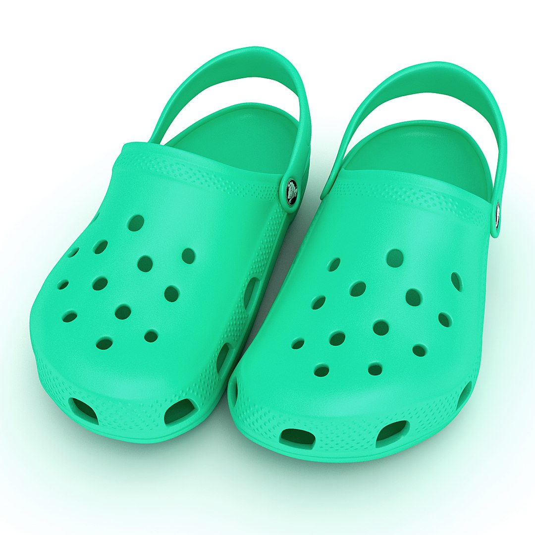 3d Crocs Shoes Sandals Clogs Model