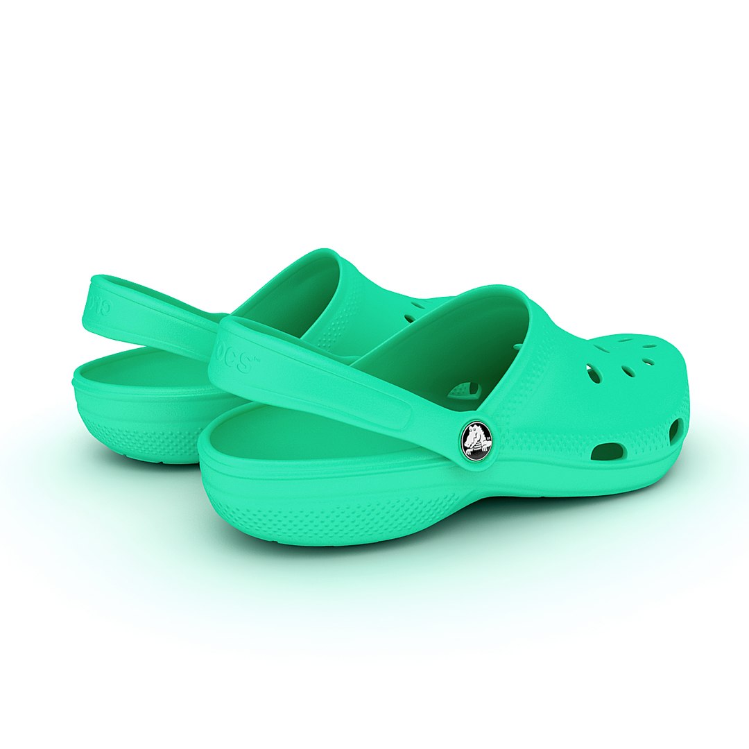 3d Crocs Shoes Sandals Clogs Model