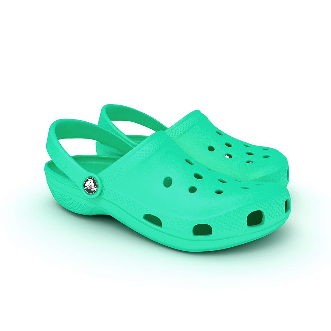 3d Crocs Shoes Sandals Clogs Model