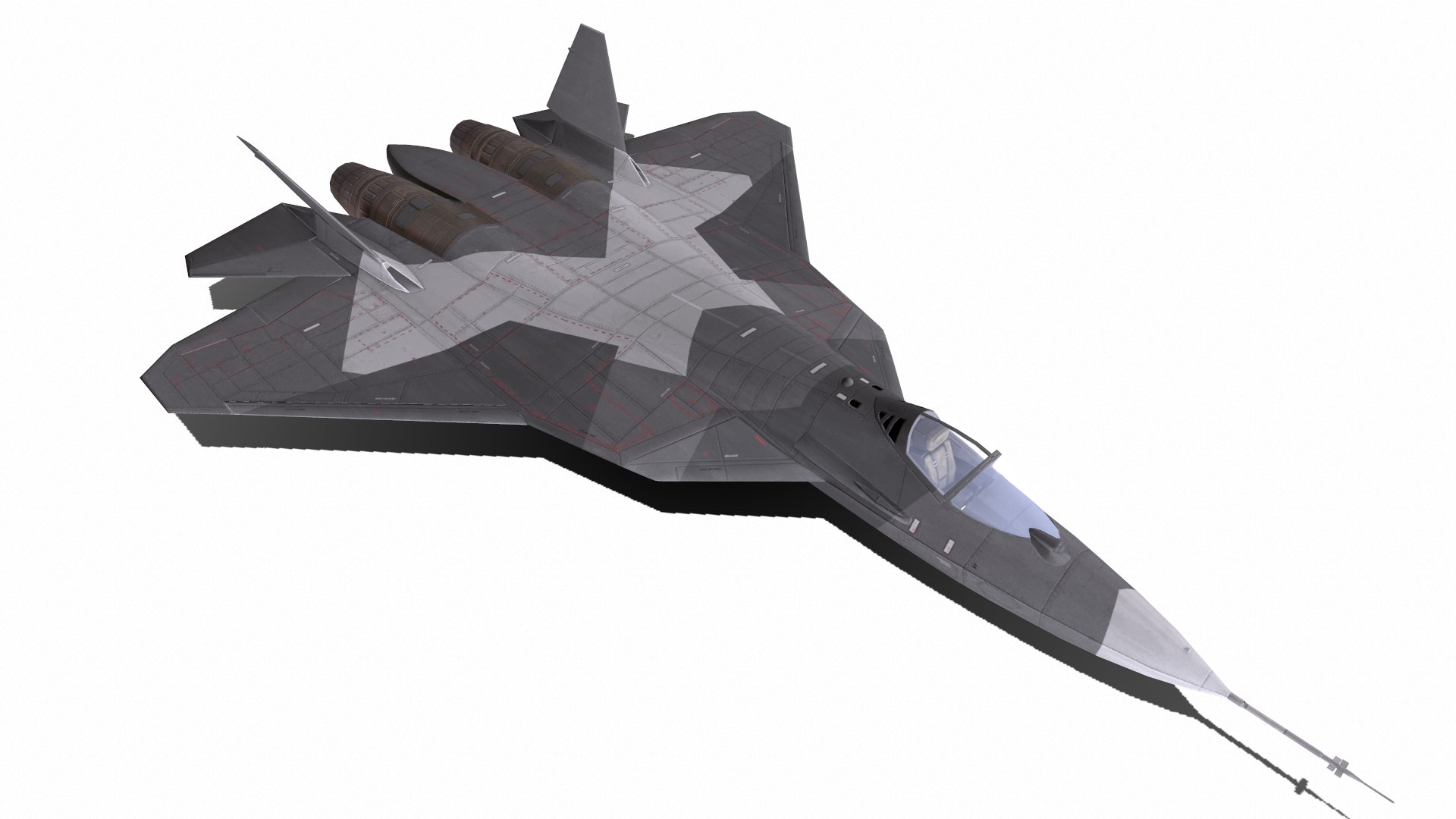 Sukhoi Su-57 3D Model - TurboSquid 1568096