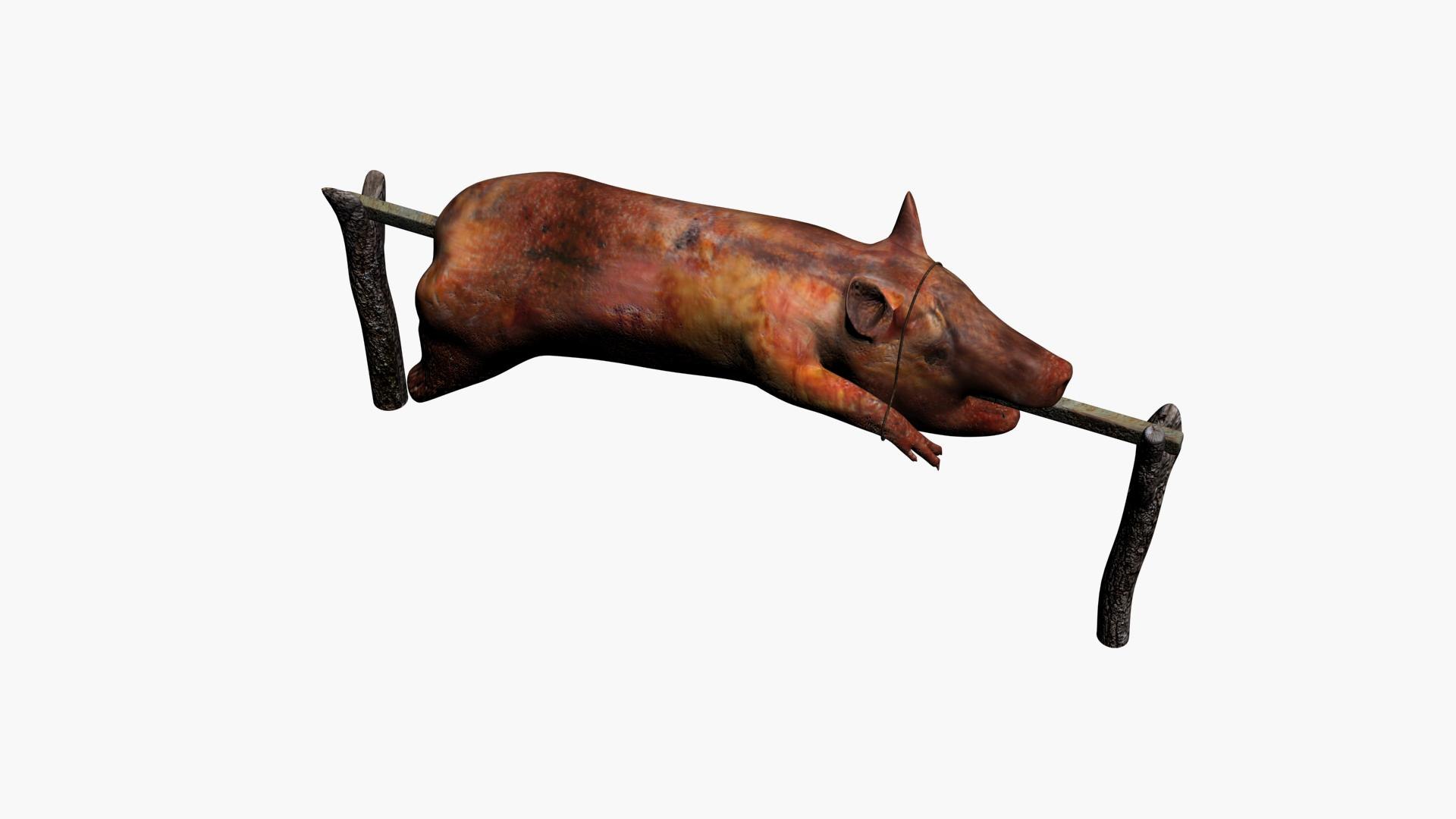 3D Roasted Pork Model - TurboSquid 2224650
