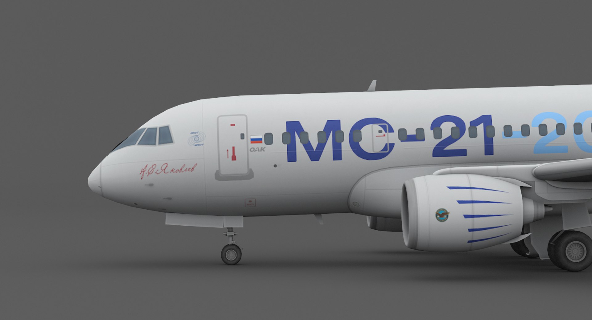 3D Irkut Mc-21 - TurboSquid 1246550