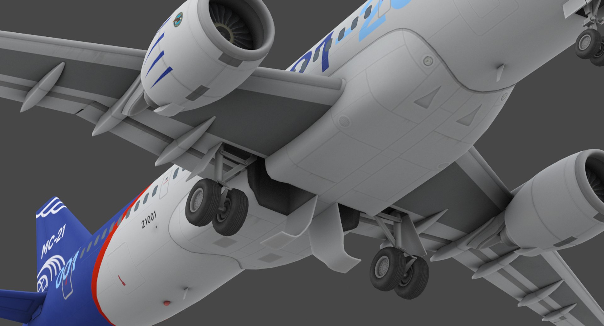 3D Irkut Mc-21 - TurboSquid 1246550