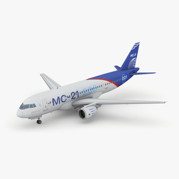Irkut MC-21-200 Low Poly Model 3D - TurboSquid 1246550