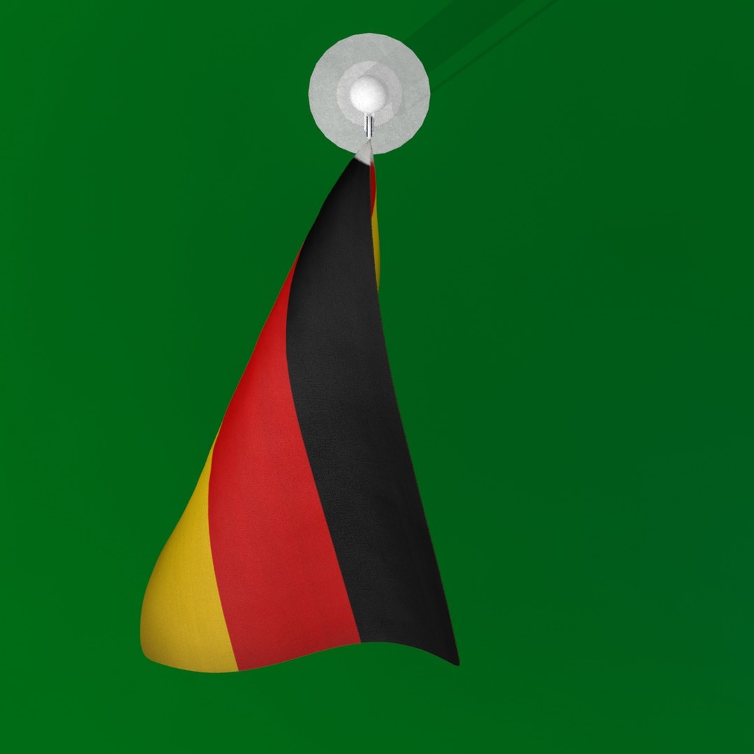 flag germany - loop 3d max
