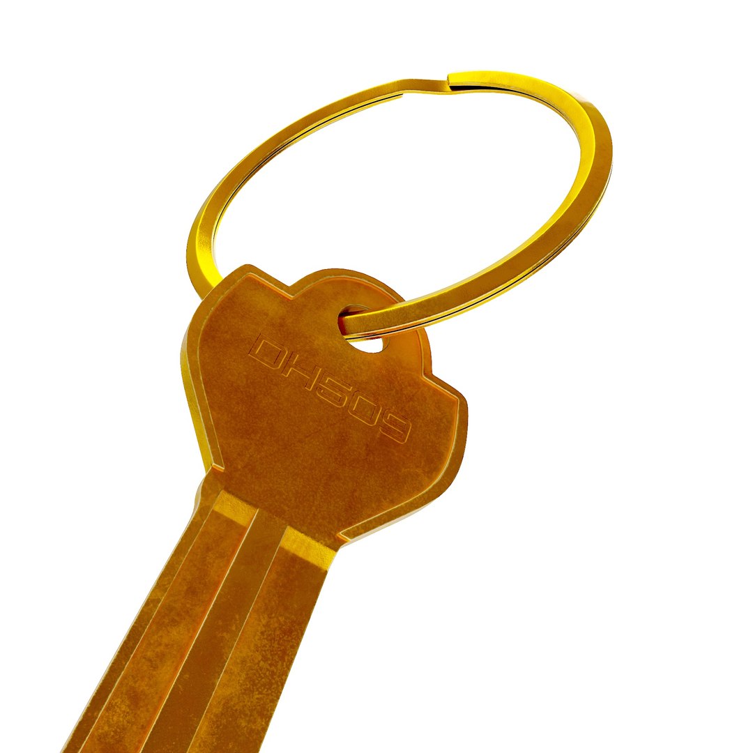 3D Door Gold Key Model - TurboSquid 1976938