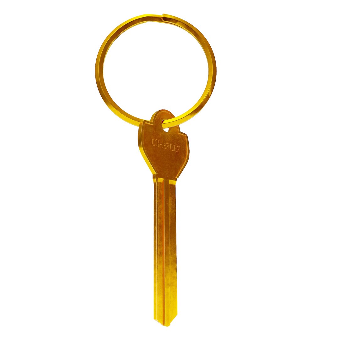 3D Door Gold Key Model - TurboSquid 1976938