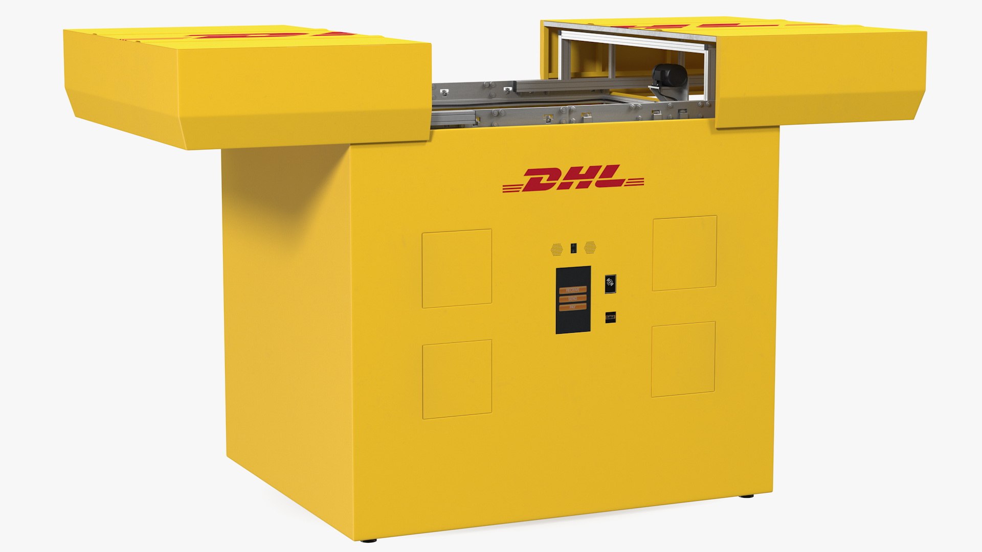 Dhl express delivery drone 3D model - TurboSquid 1603553