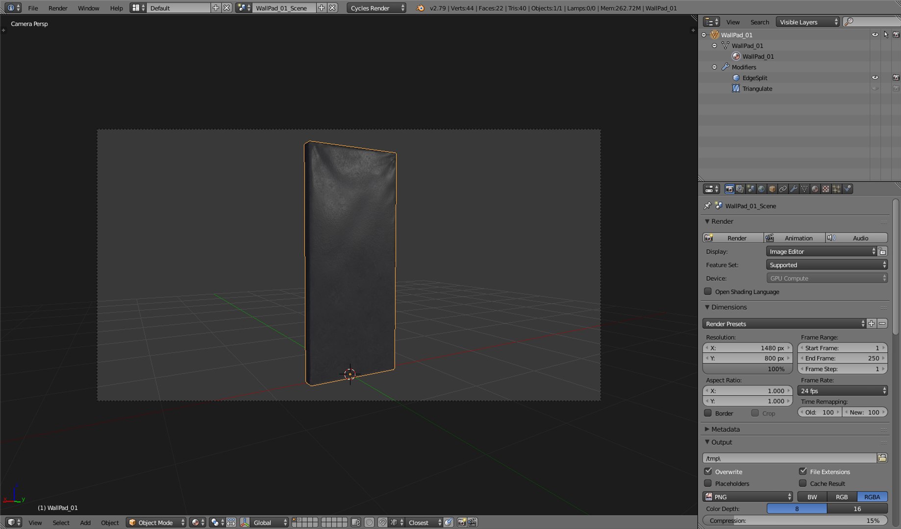 3D Padding Walls Leather Model - TurboSquid 1256213