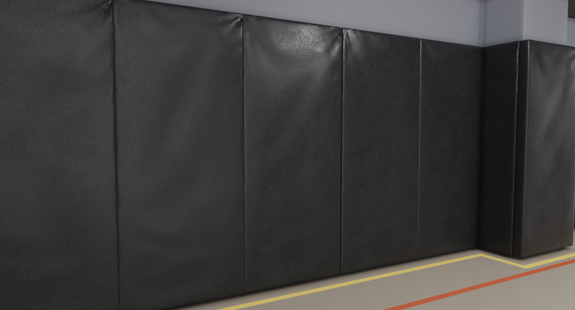 3D Padding Walls Leather Model - TurboSquid 1256213