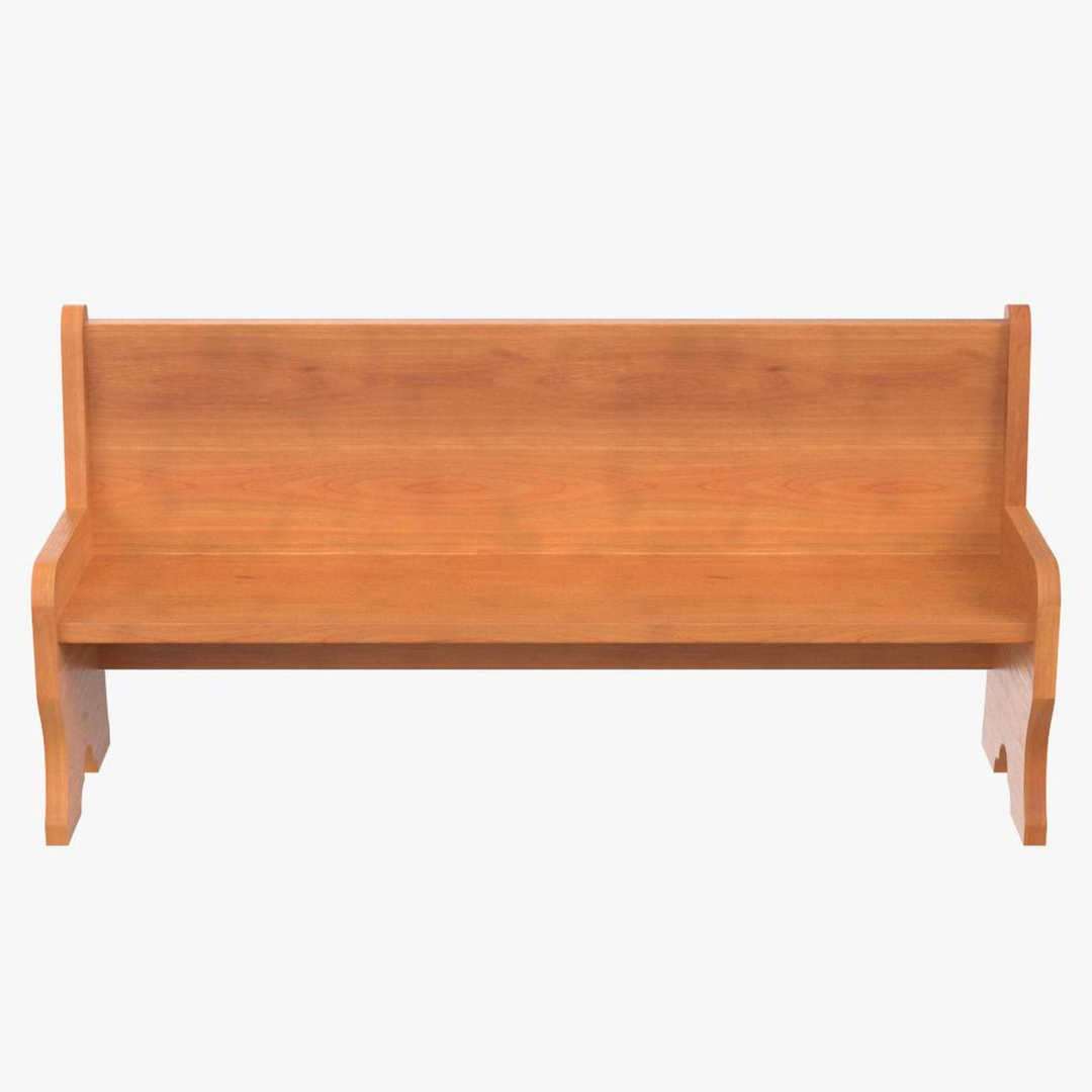 Church Bench 3D Model - TurboSquid 1498457