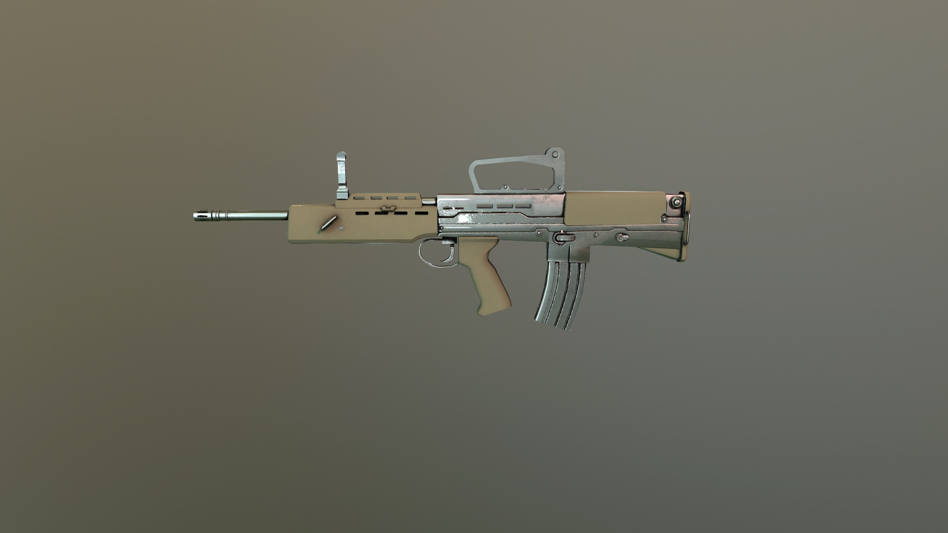 Sa80 A2 Ready 3d 3ds