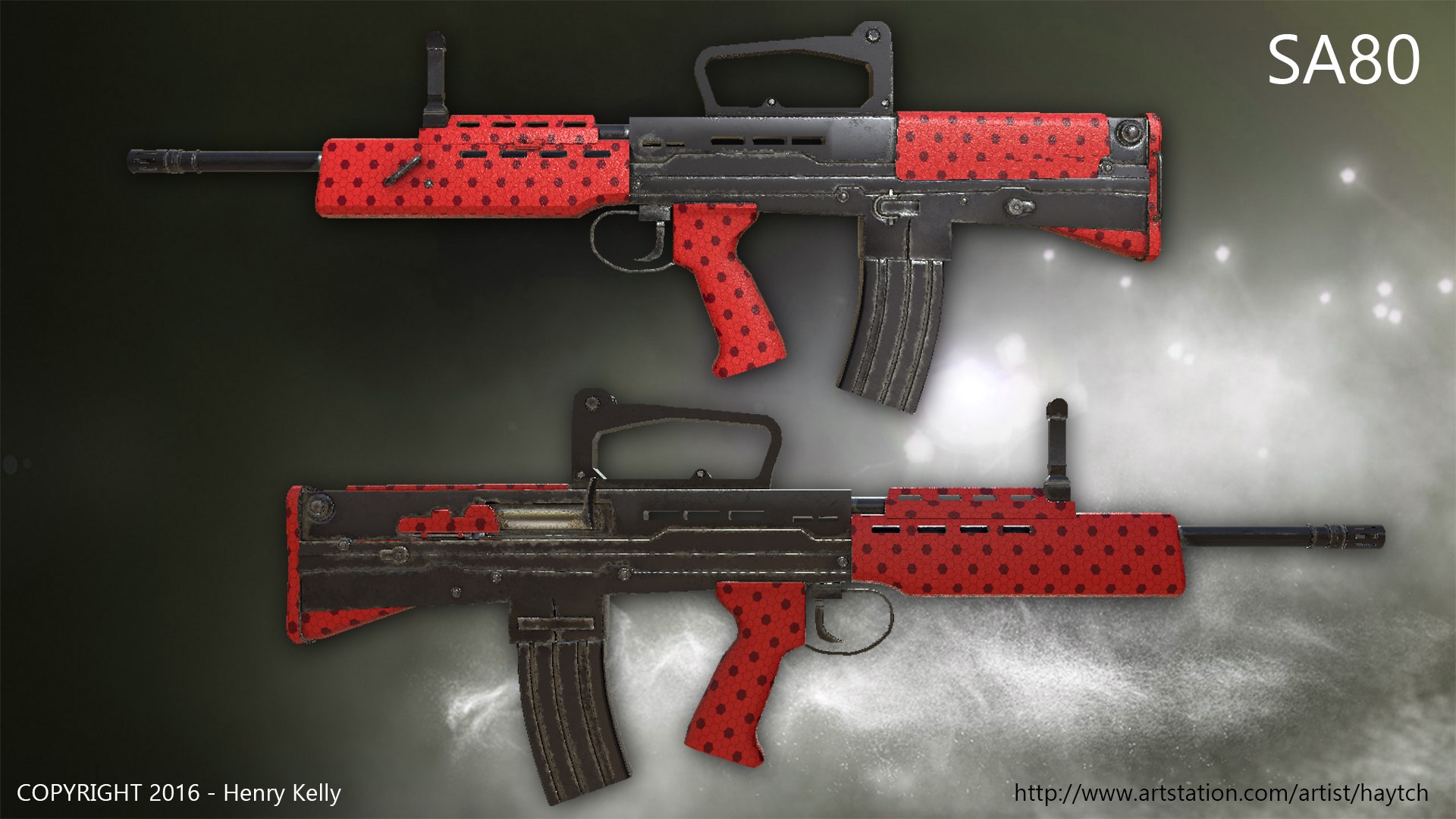 Sa80 A2 Ready 3d 3ds