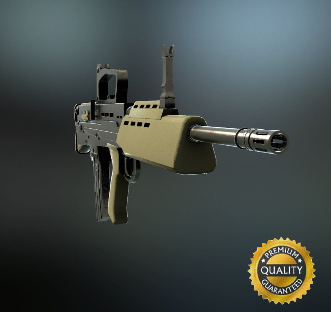 Sa80 A2 Ready 3d 3ds