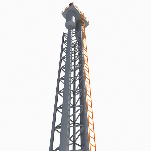 3d industrial tower