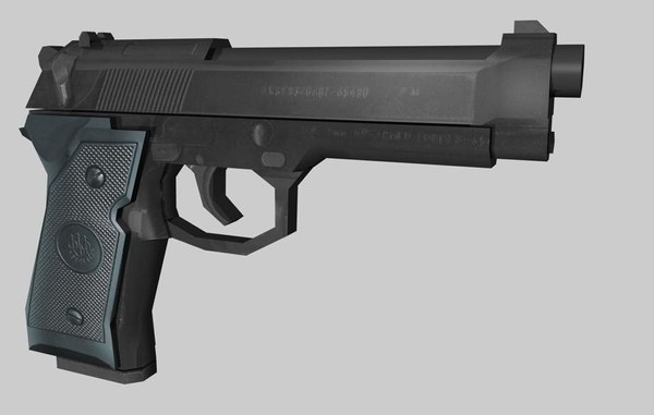 berreta 3d model