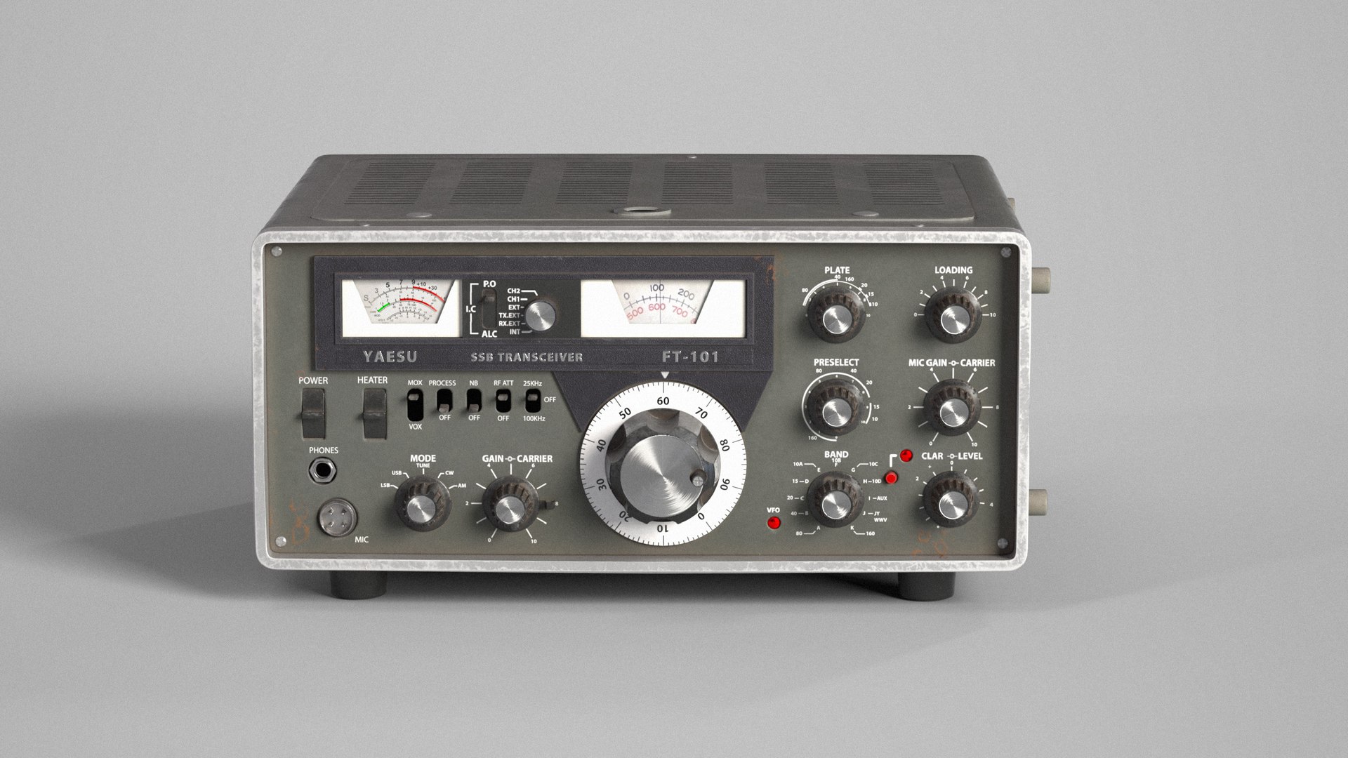 3D Model Ham Radio Transceiver - TurboSquid 2106992