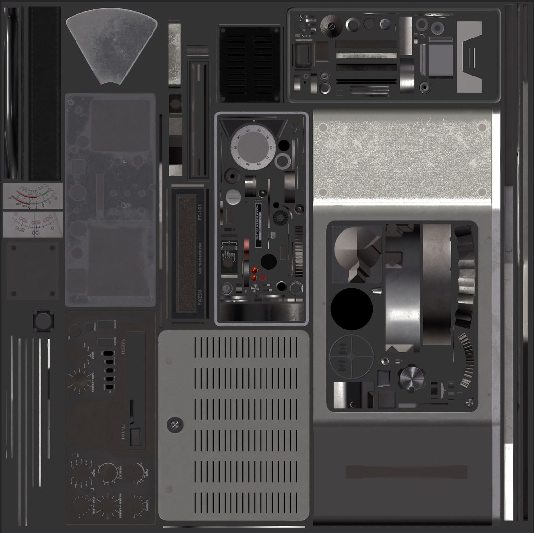 3D Model Ham Radio Transceiver - TurboSquid 2106992
