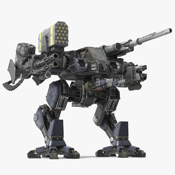 modelo 3d Máquina de guerra gigante andante equipada - TurboSquid 2187561