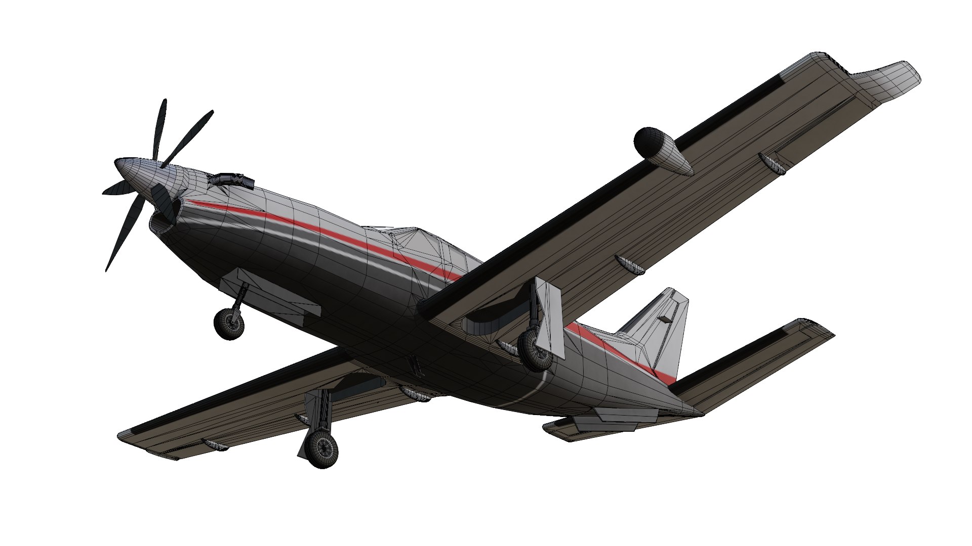 Daher TBM 930 3D Model - TurboSquid 2349818
