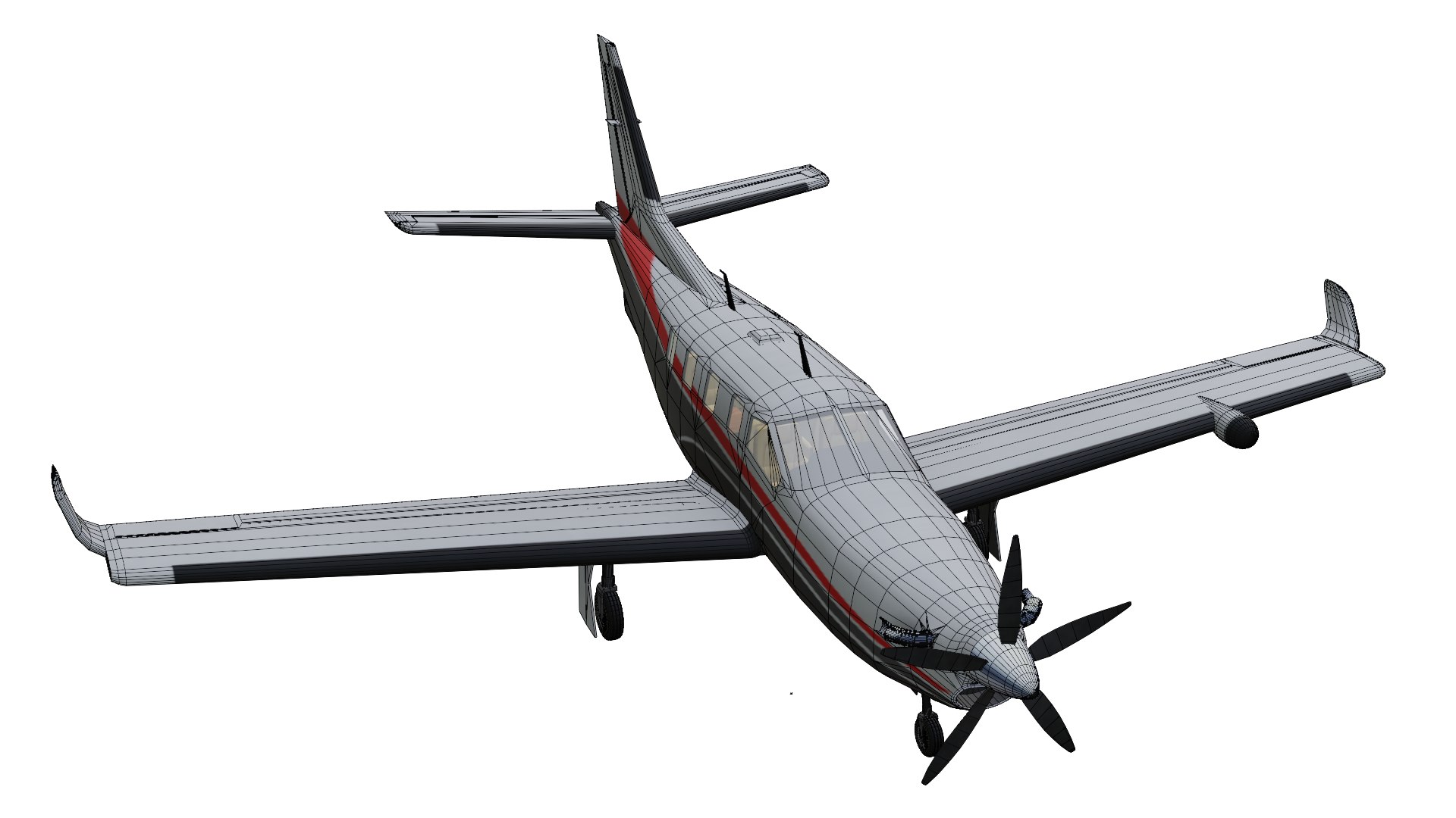 Daher TBM 930 3D Model - TurboSquid 2349818