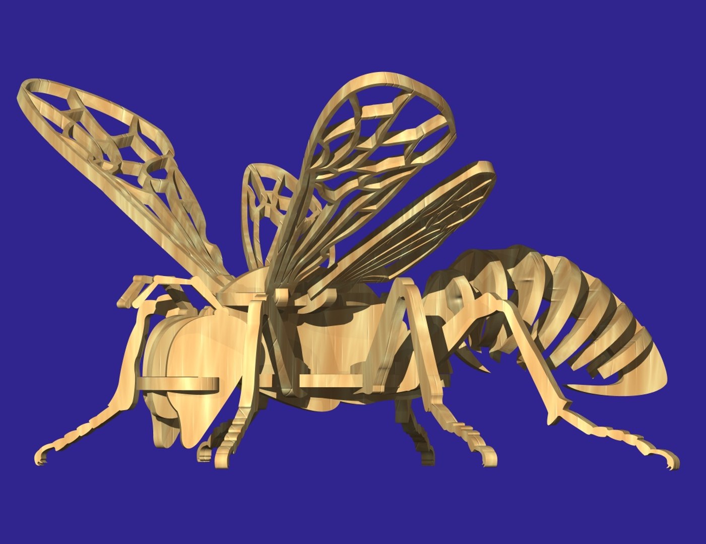 wooden wasp puzzle max