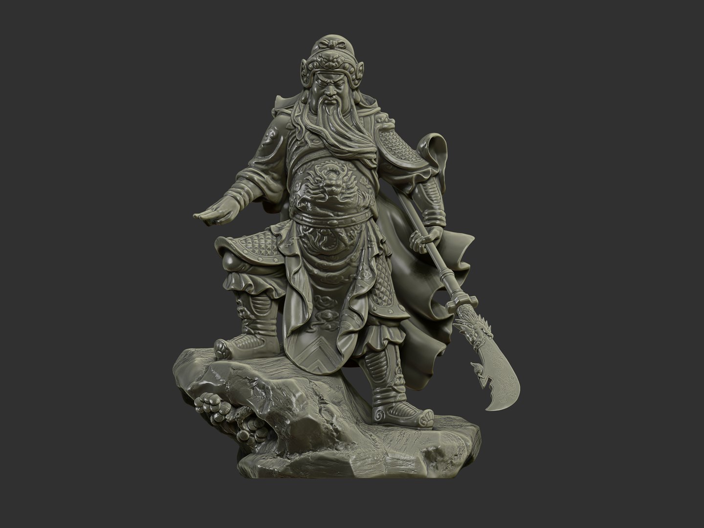 Guan Gong 3D Model - TurboSquid 1869842