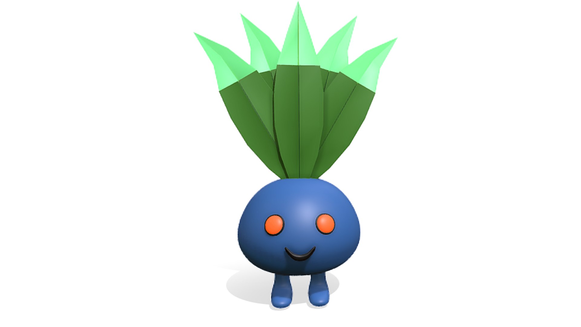 3D Oddish Pokemon Model - TurboSquid 2148926