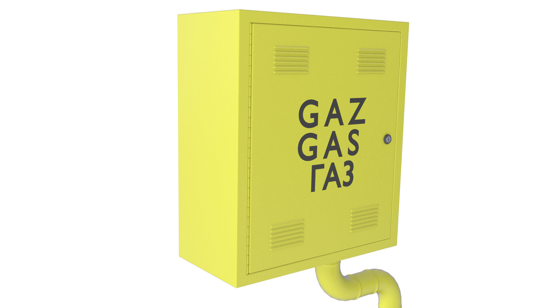 Outside Gas Metal Box 12 model - TurboSquid 1752169