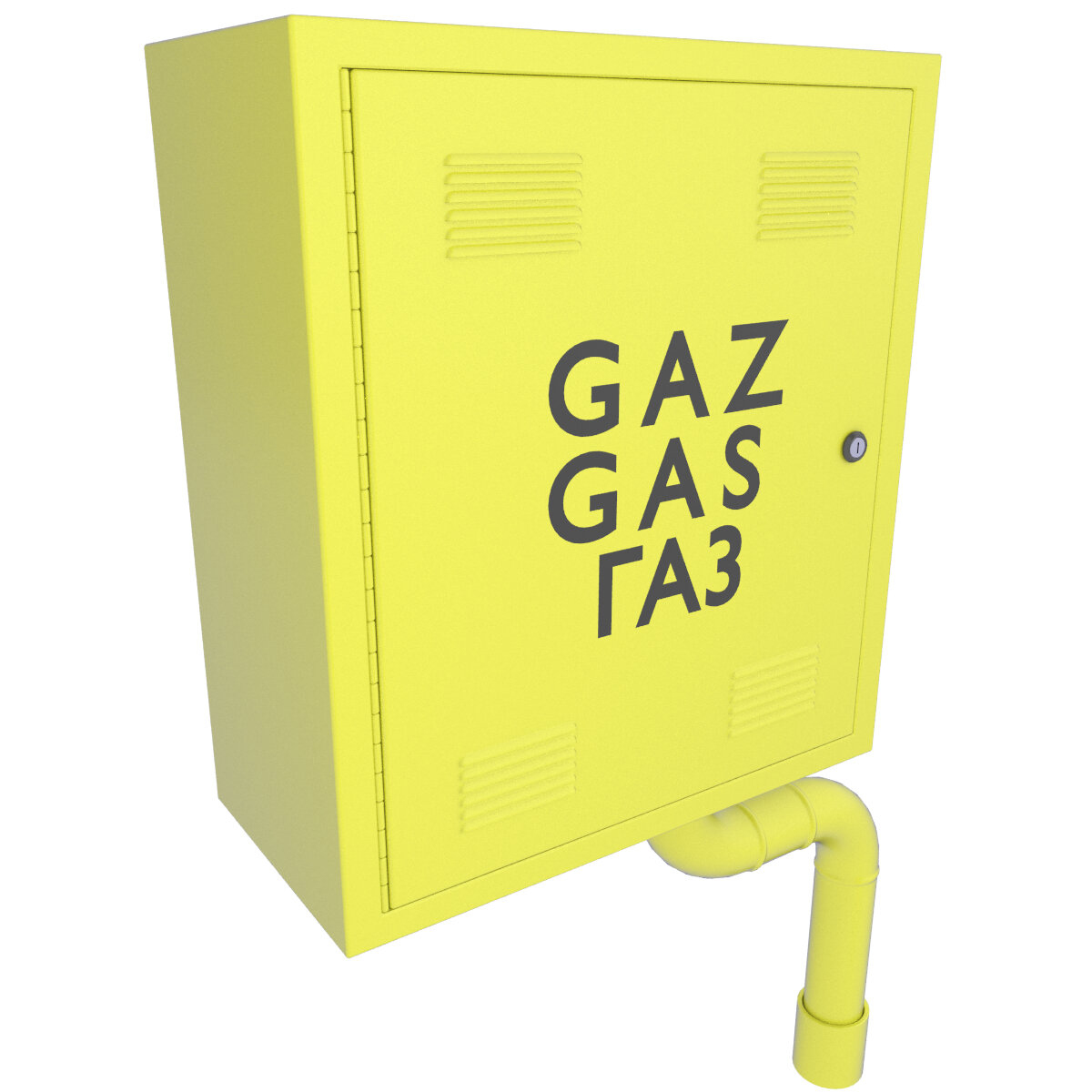 Outside Gas Metal Box 12 model - TurboSquid 1752169