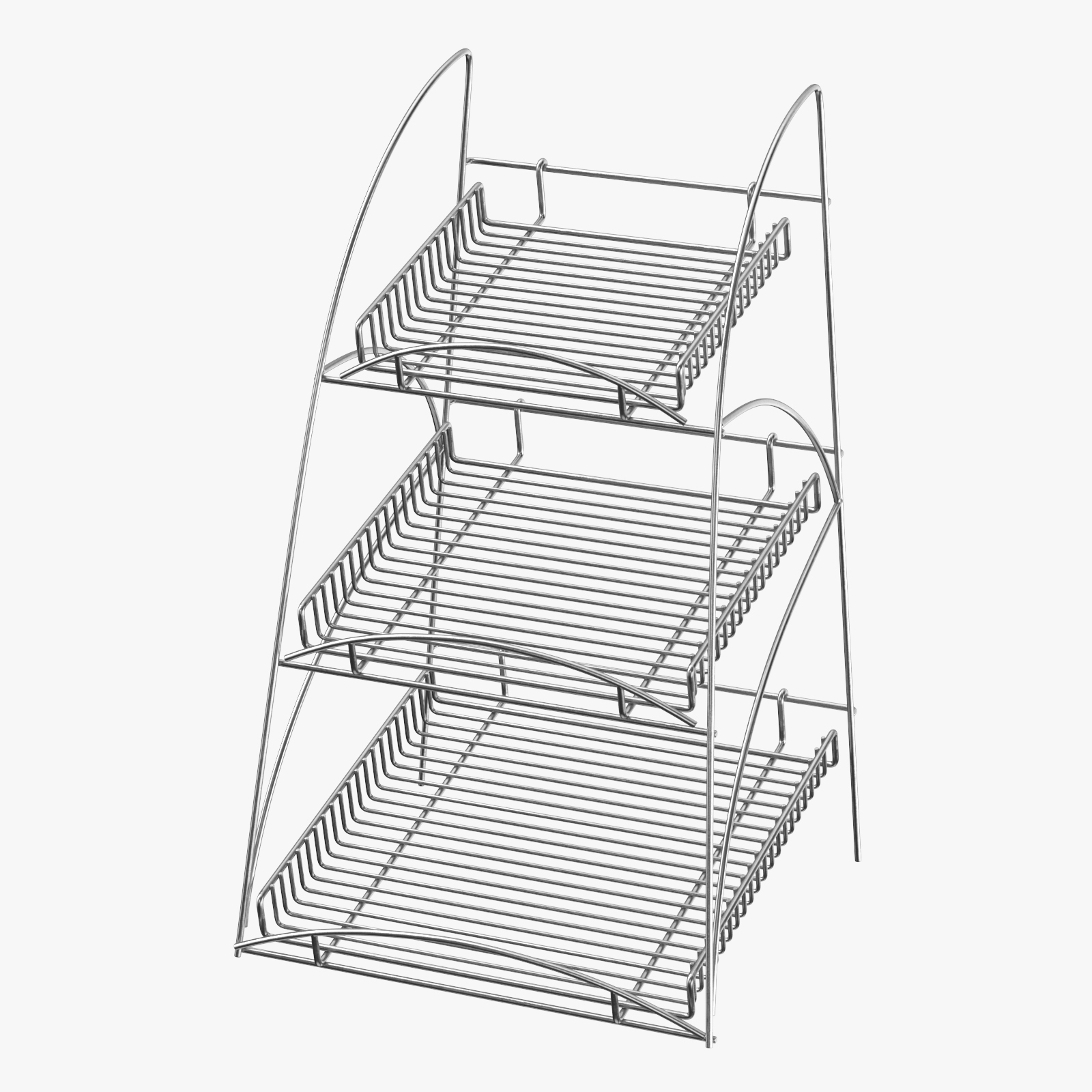 3D display racks retail slat model - TurboSquid 1246223
