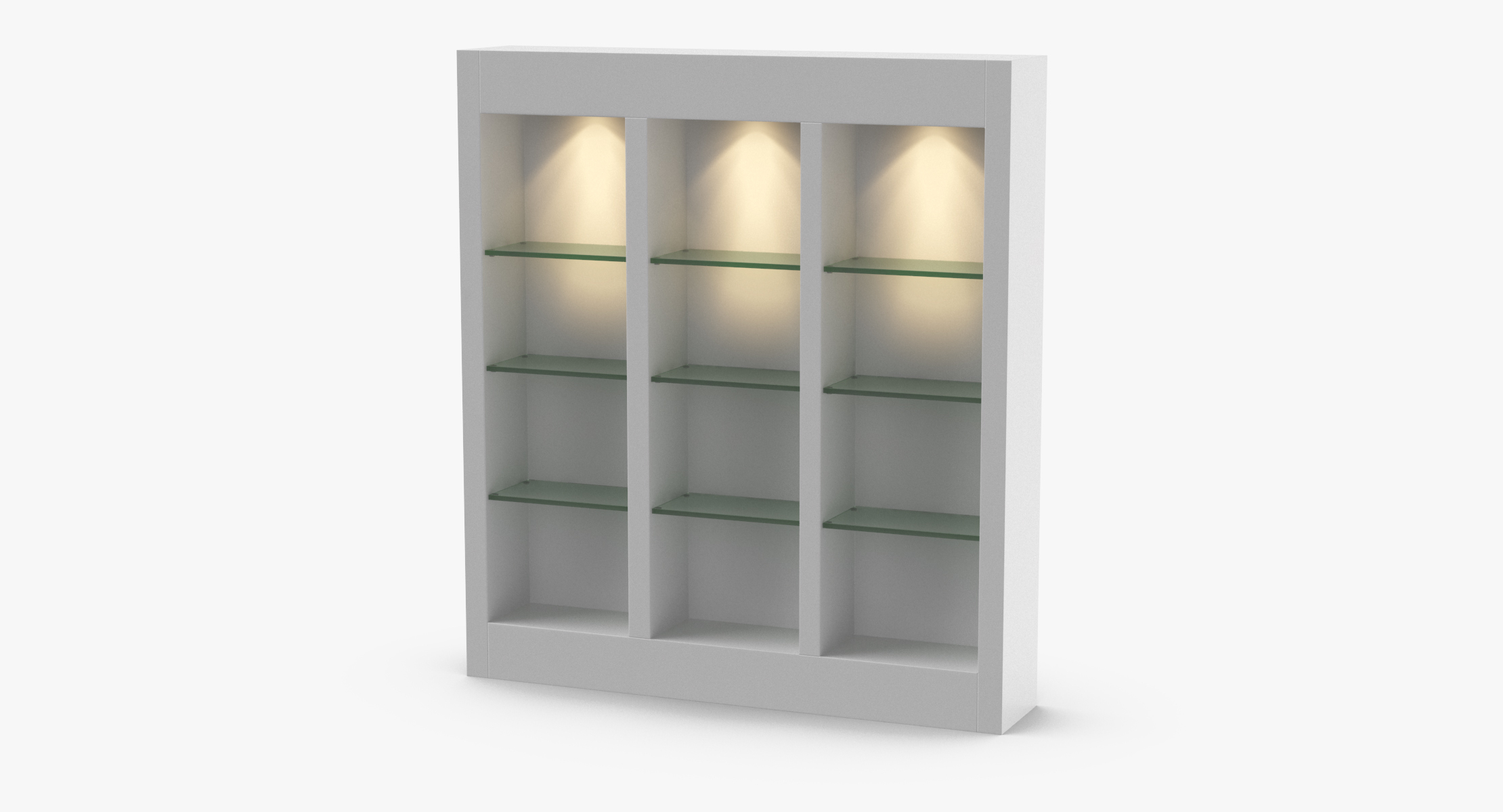 3D display racks retail slat model - TurboSquid 1246223