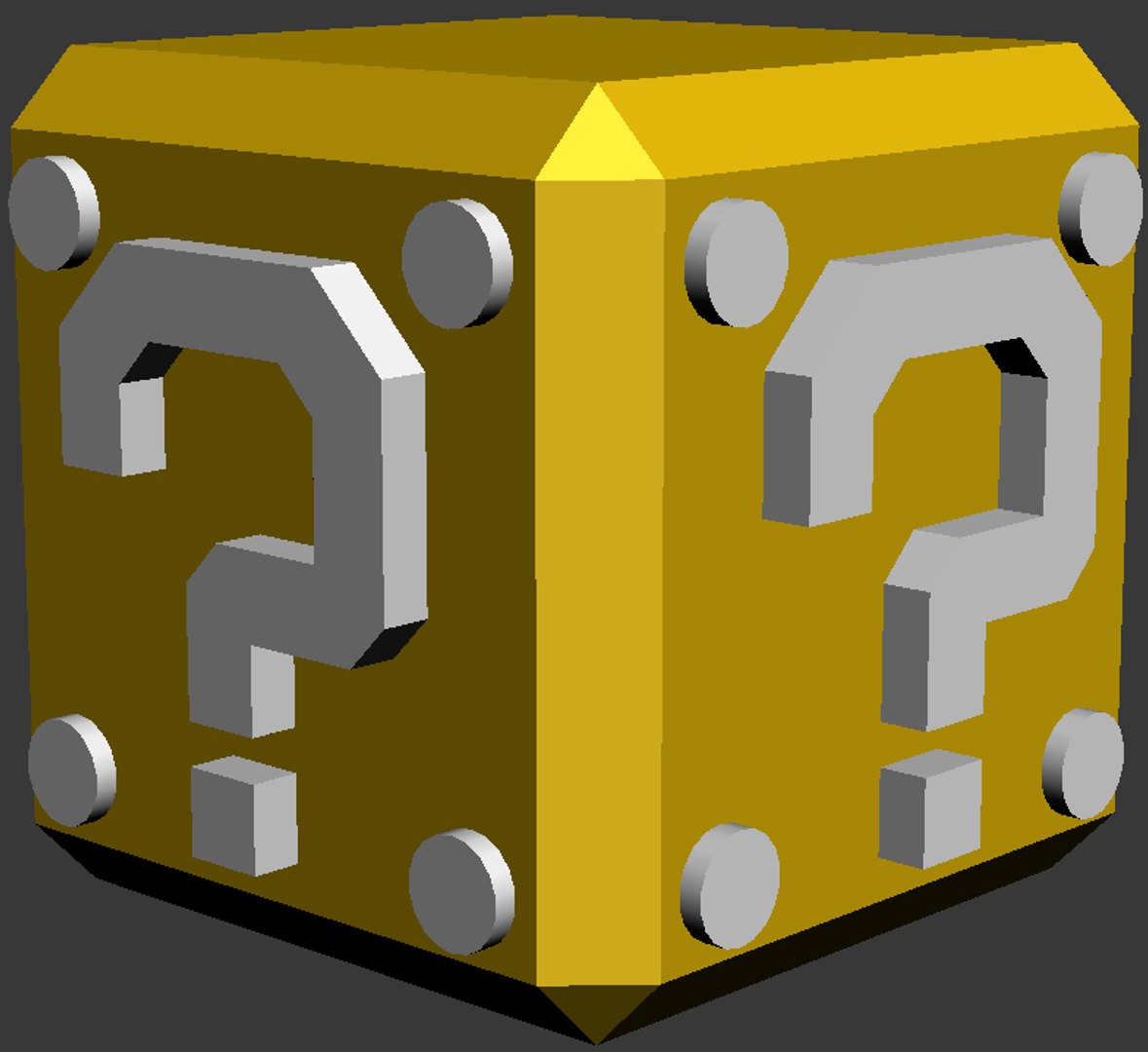 Free Mario Box 3d Model