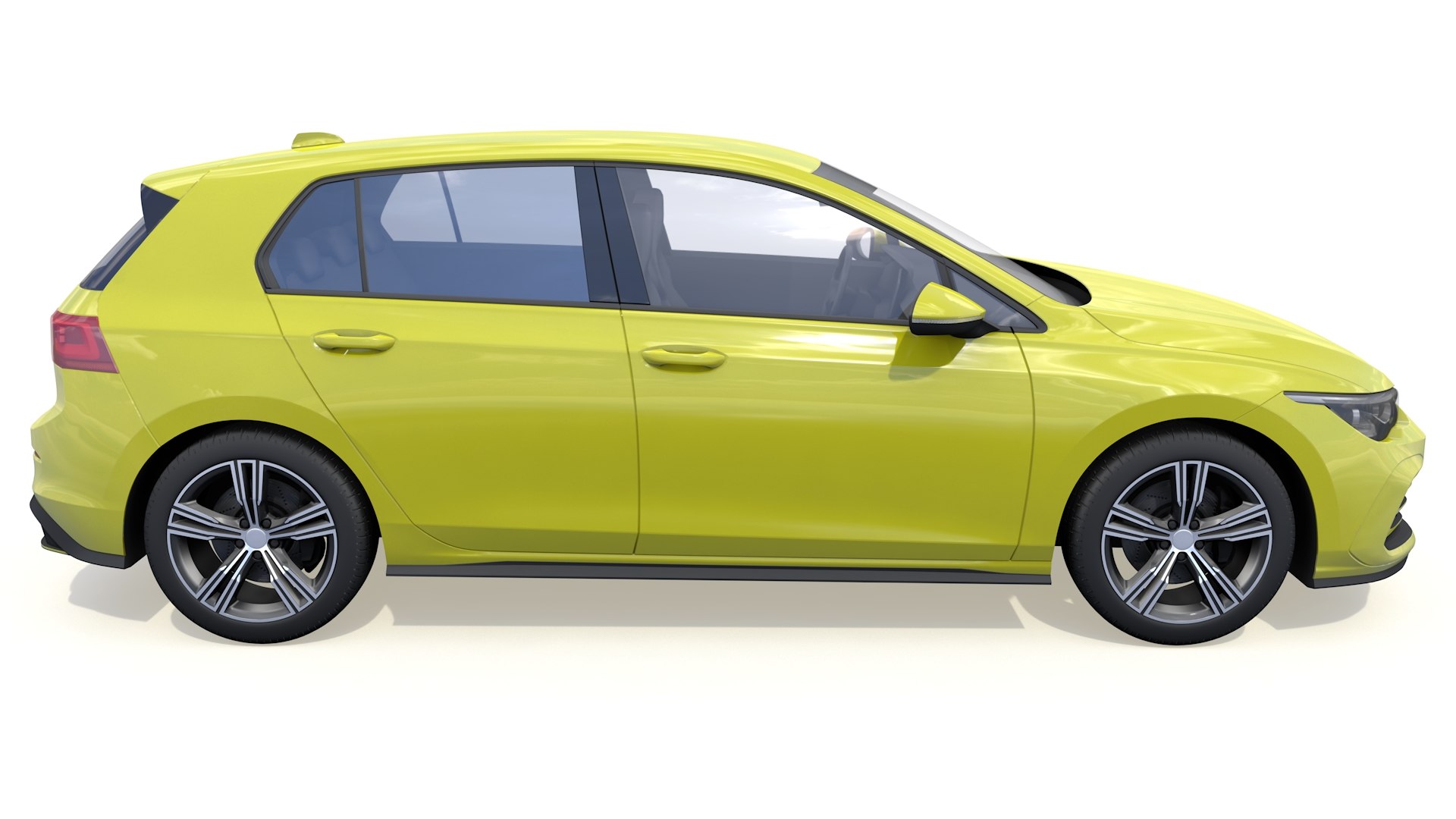 3D Generic Euro Hatchback Model - TurboSquid 2186934