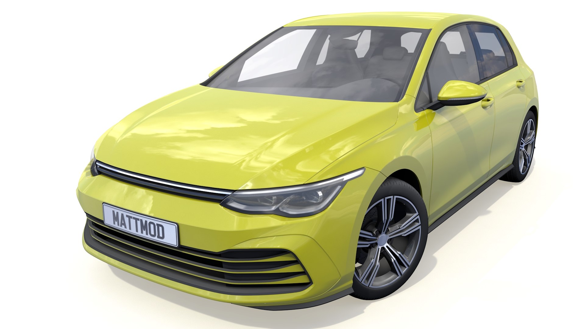 3D Generic Euro Hatchback Model - TurboSquid 2186934