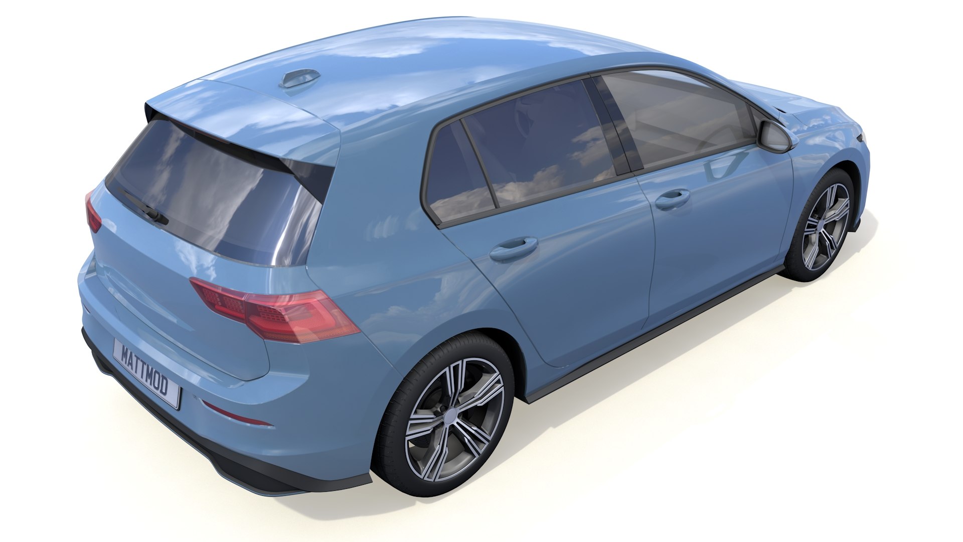 3D Generic Euro Hatchback Model - TurboSquid 2186934