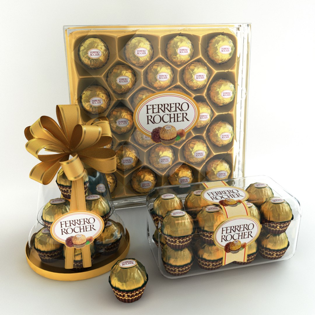 3d Model Ferrero Rocher