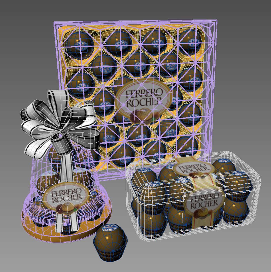 3d Model Ferrero Rocher