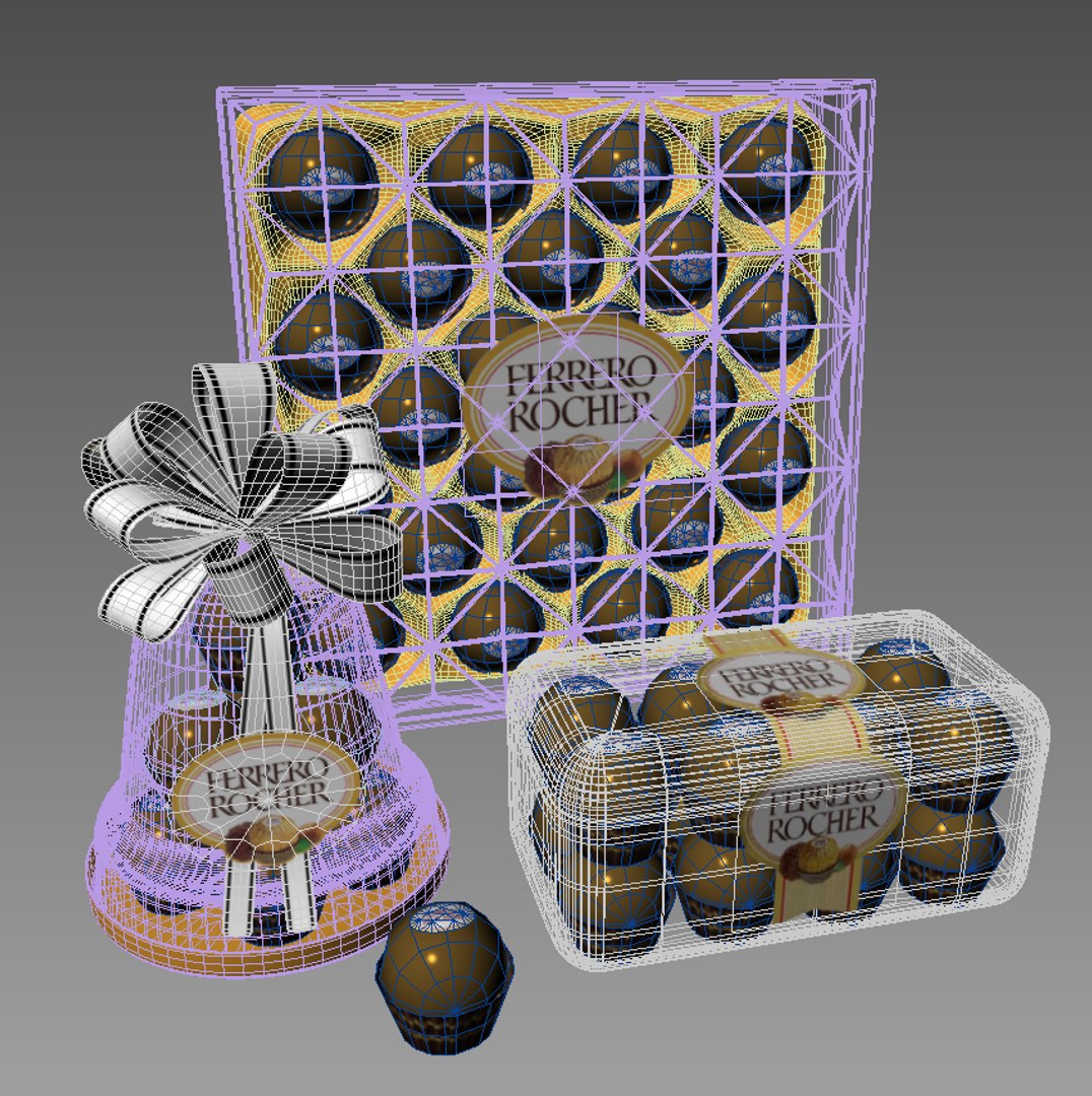 3d Model Ferrero Rocher