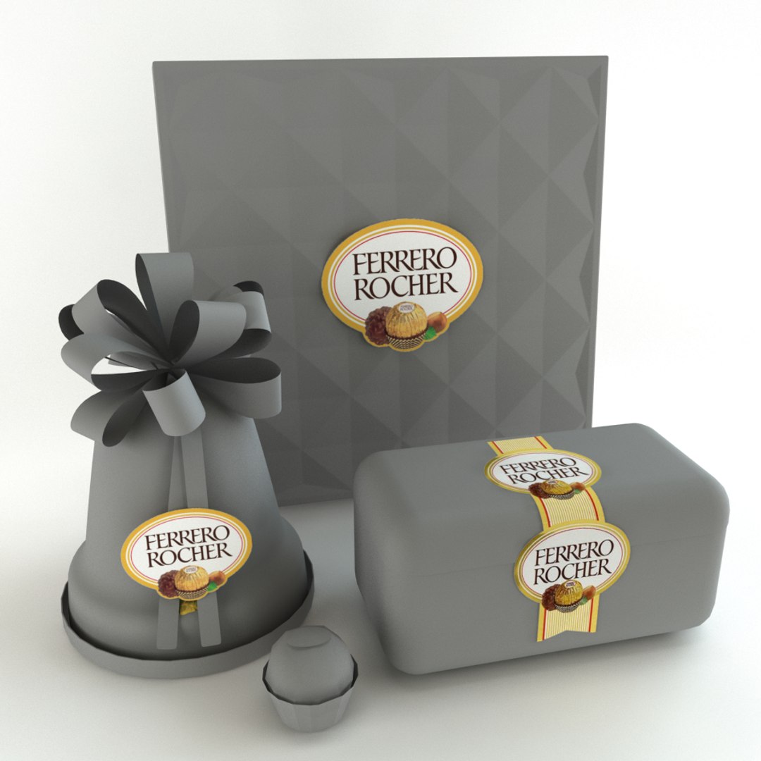 3d Model Ferrero Rocher