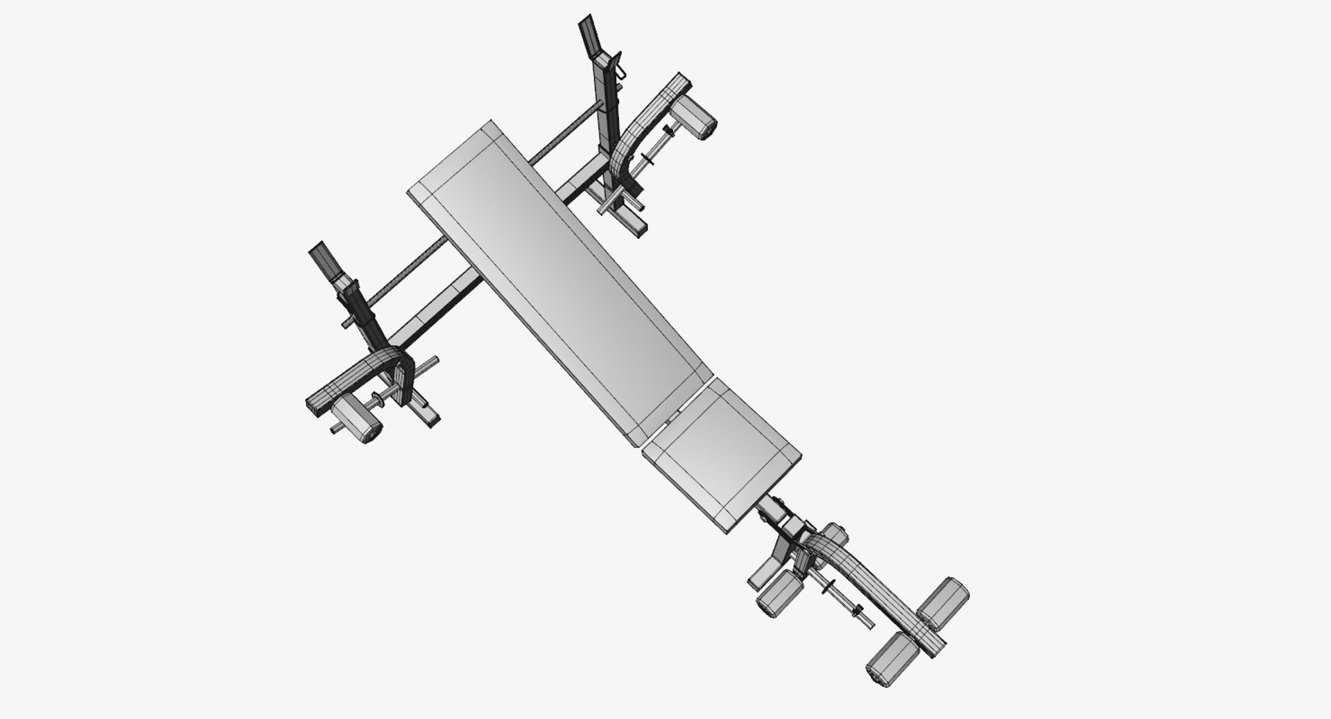 Weight Bench 3D Model - TurboSquid 1406707