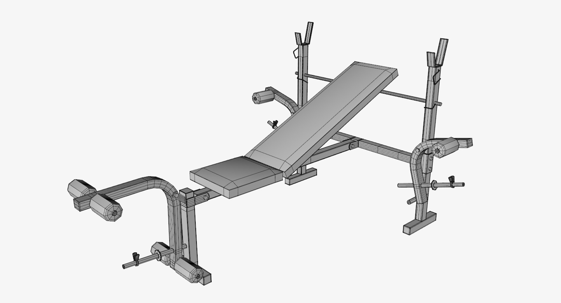Weight Bench 3D Model - TurboSquid 1406707