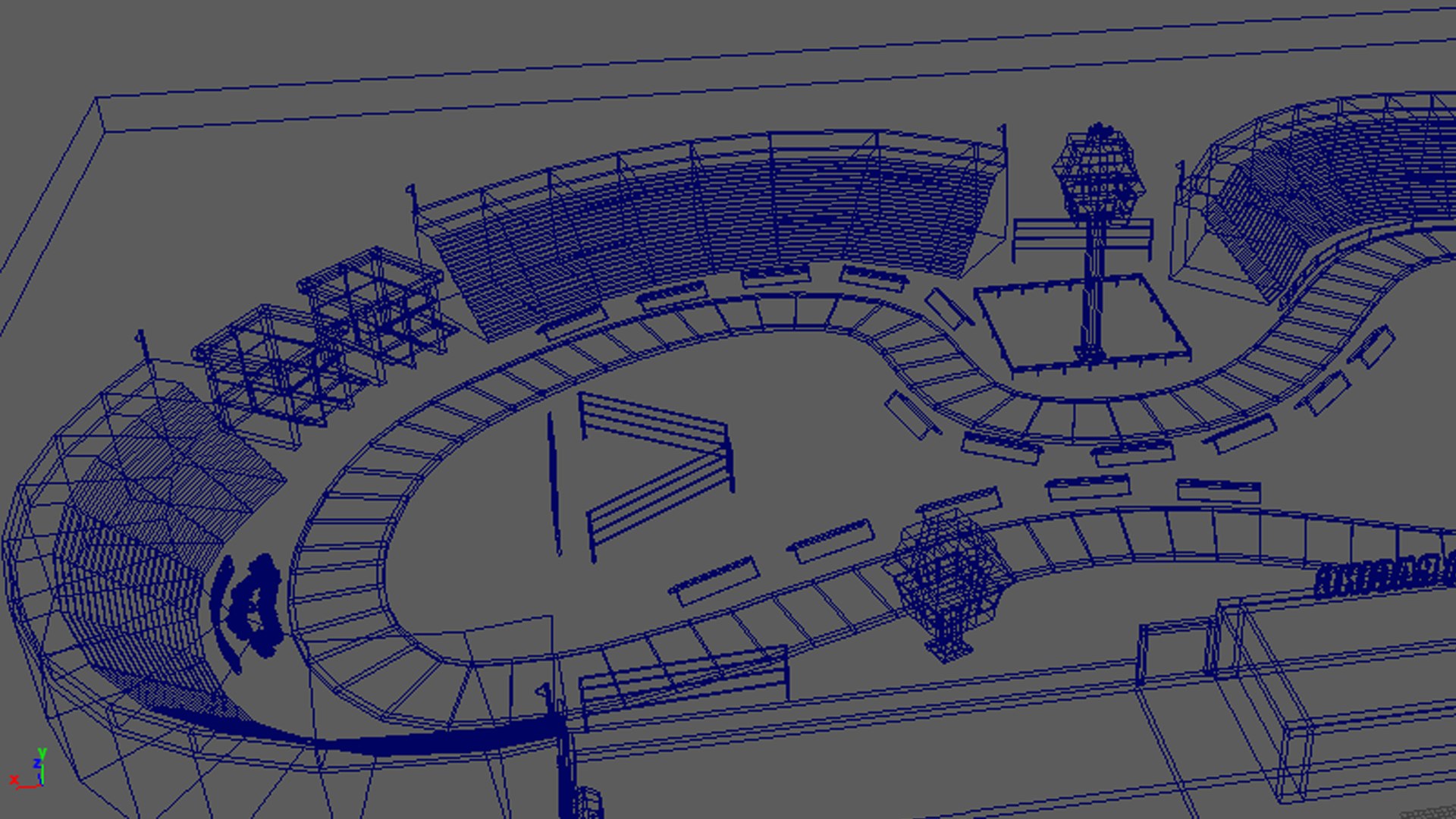 Race Track Model - TurboSquid 1989677