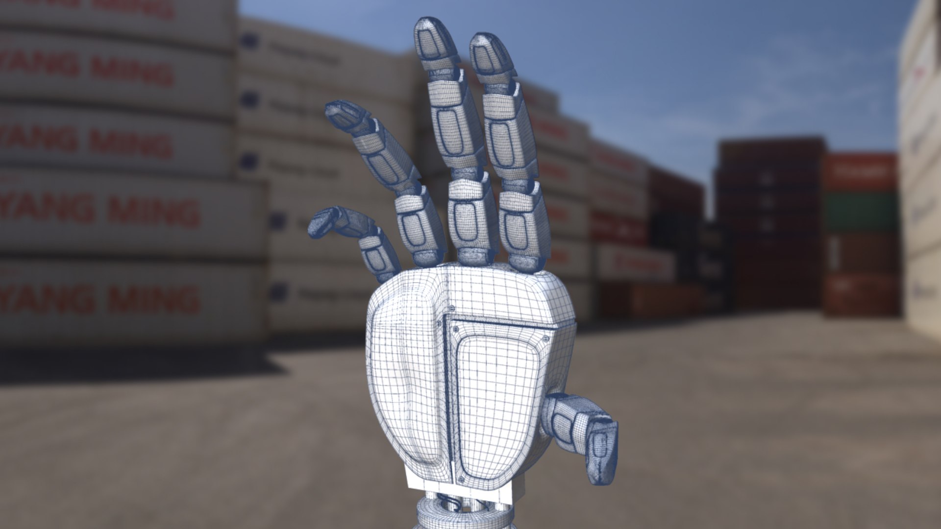 Robot Hand Basic Obj