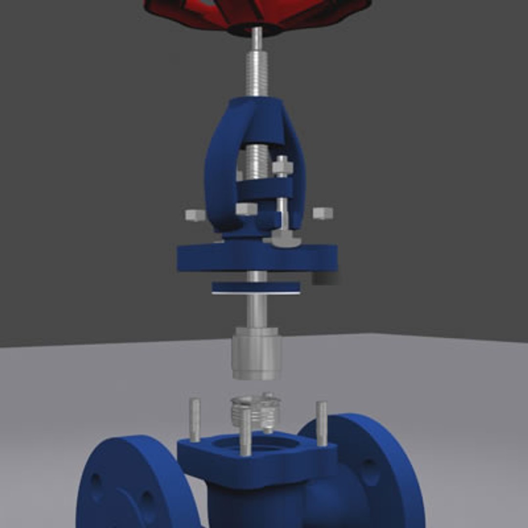 Globe Valves 3d Model